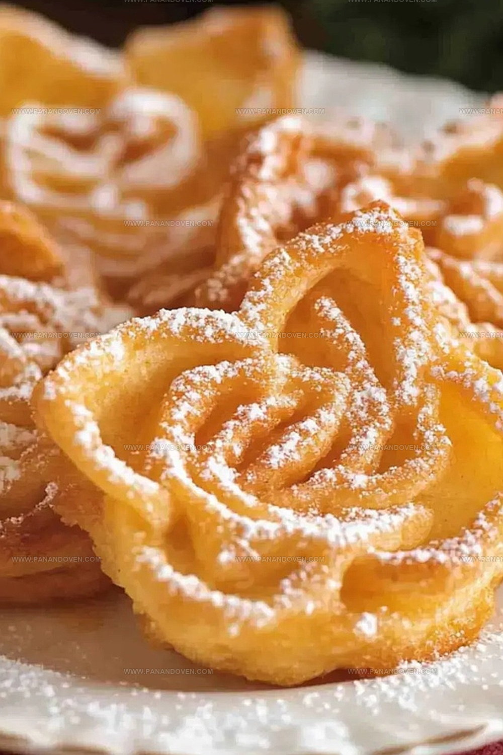 Crispy Golden Rosettes Recipe: Sweet Carnival Bliss at Home - Pan And Oven