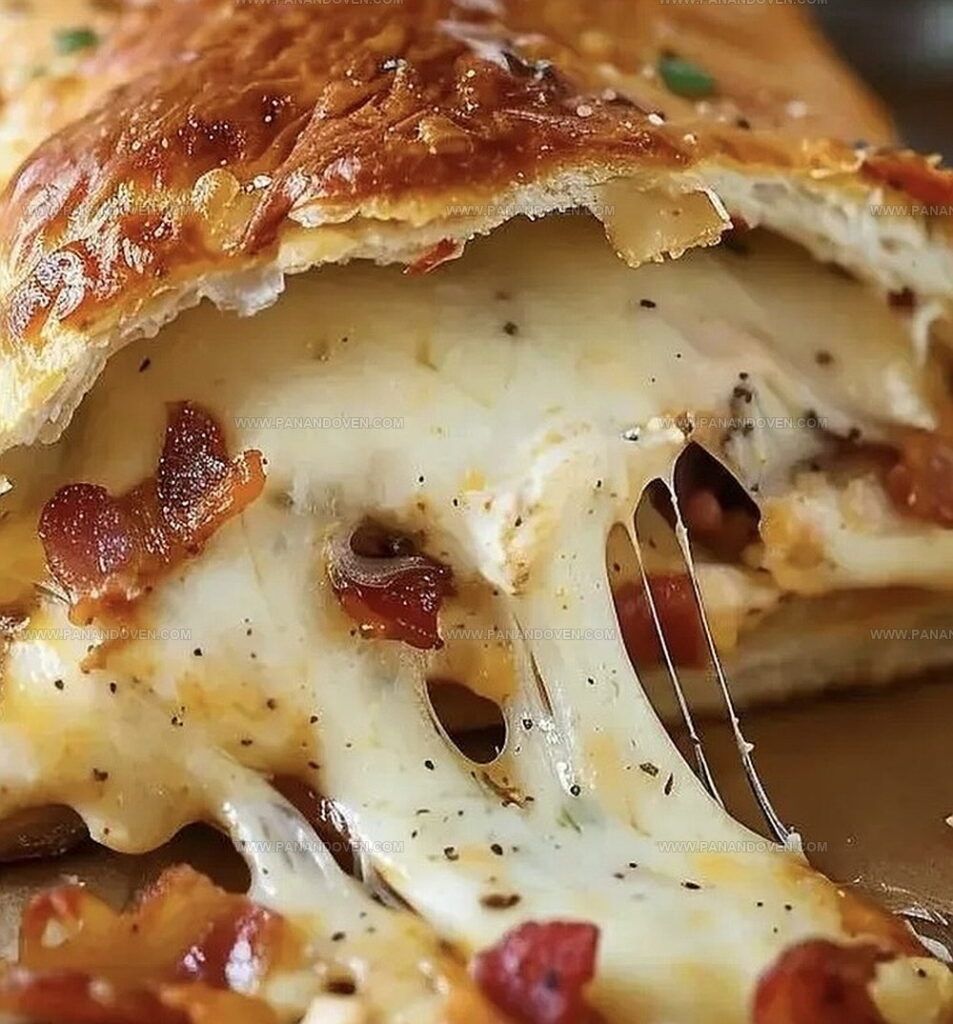 Savory Chicken Bacon Ranch Calzone Recipe: Irresistible Comfort - Pan ...