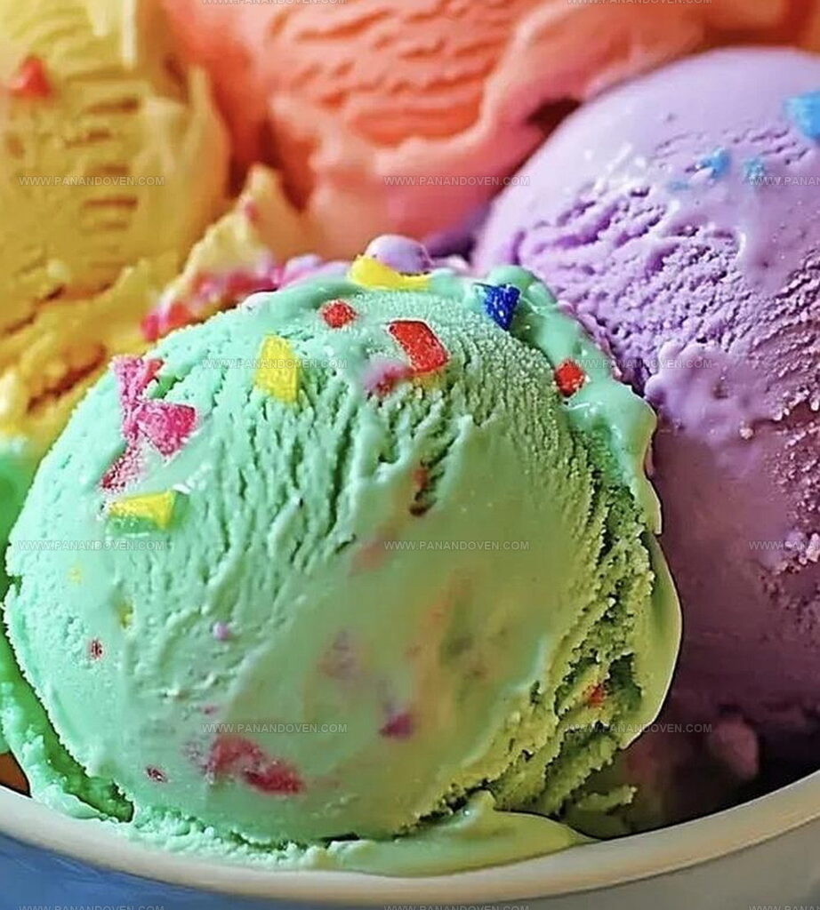 Dreamy Homemade Rainbow Ice Cream Recipe for Sweet Smiles - Pan And Oven